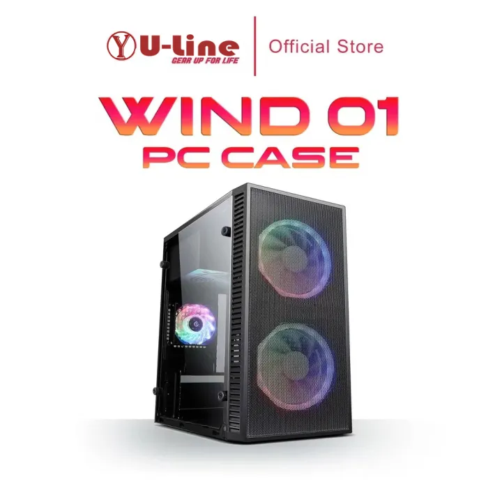 U-Line WIND 01 / WIND 05 MINI ATX CASE DURABLE TEMPERED CASE GLASS FOR ...