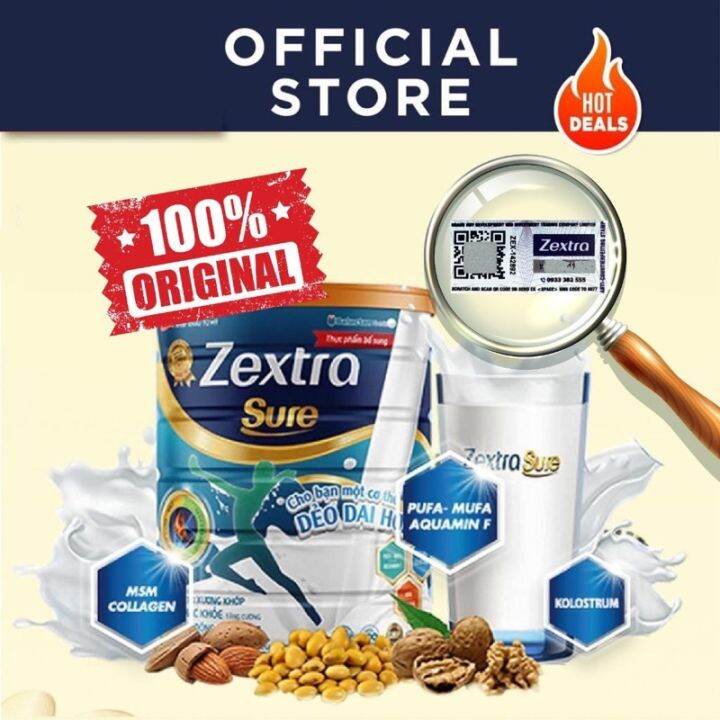 [Ship in 1day] Zextra Sure Milk for bones 400g 100%Original | Lazada