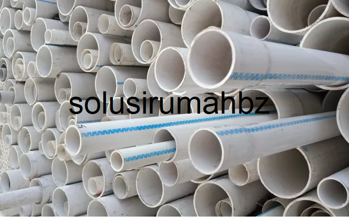 per10cm pipa pvc paralon plastik lubang tengah potongan panjang untuk ...