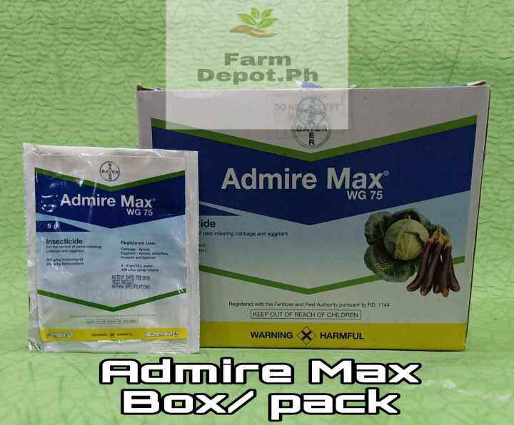 ADMIRE MAX APHIDS KILLER IMIDACLOPRID AND DELTHAMETHRINE INSECTICIDE 75 ...