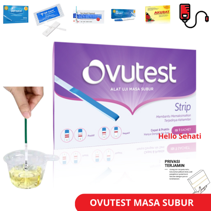 Ovutest Ovulation Test Kit Strip Alat Uji Kesuburan Wanita LH | Lazada ...