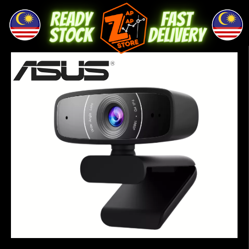ASUS WEBCAM C3 USB ADJUSTABLE CLIP CAMERA WITH FHD 1080P - BEAMFORMING ...