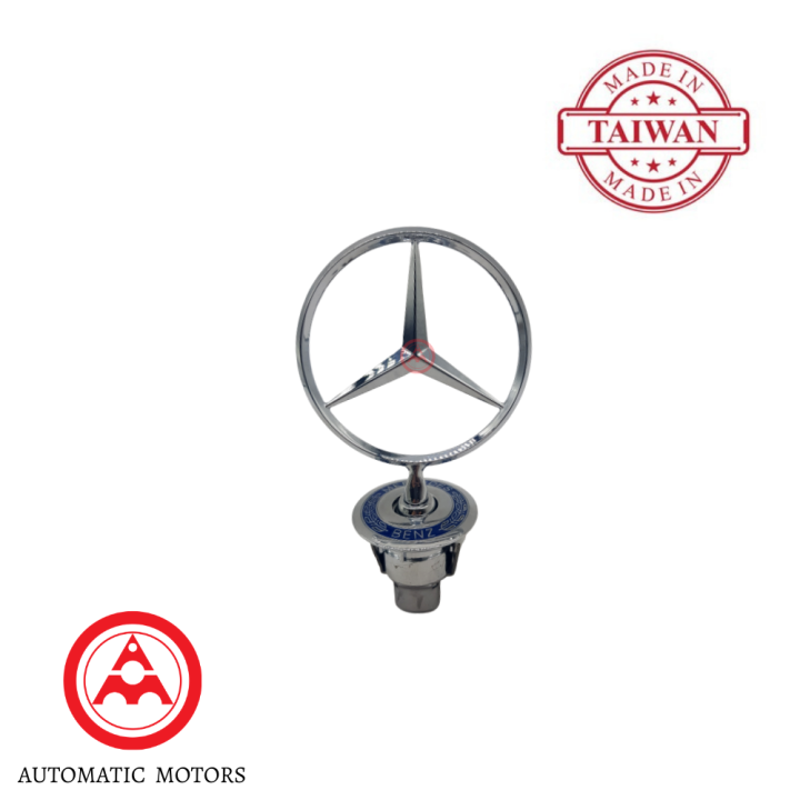 Mercedes Benz Taiwan Bonnet " STAR " LOGO W124 E W202 W210 W220 W211 ...