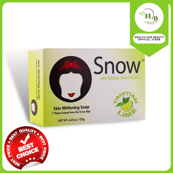 Snow-White Skin Whitening Soap with TAHITIAN LIME EXTRACT and 7 plants ...