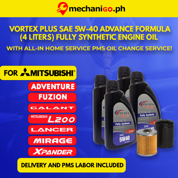 VORTEX PLUS SAE 5W-40 ADVANCE FORMULA (4 Liters) Fully Synthetic ...
