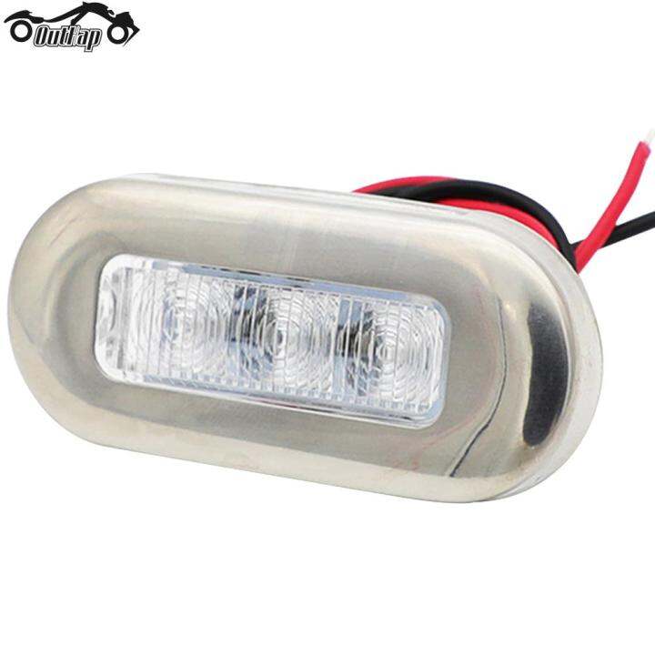 LED Courtesy Light Waterproof Yacht Cabin Deck Lamp DC 12V Stair Deck ...
