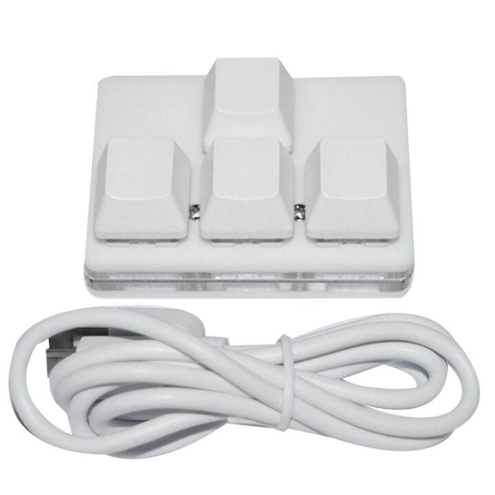 USB Mini Keyboard for Photoshop Drawing Gaming 4 Key Programmable ...