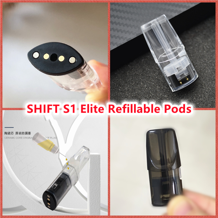 RELX CLASSIC / SHIFT SHFT S1 ELITE / VEEX V1 REFILLABLE EMPTY POD / PODS DEVICE VAPE REFILL ...