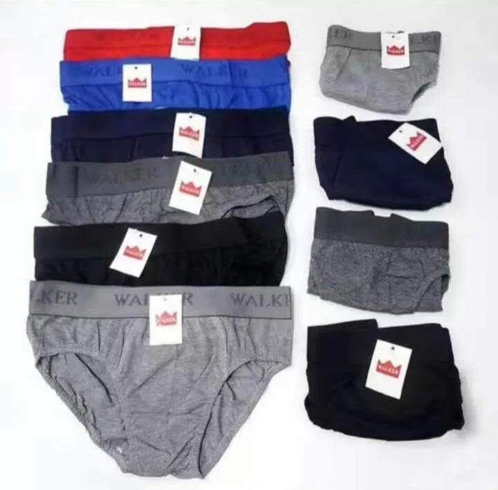 Walker Brief 12pcs Assorted Color For Men | Lazada PH