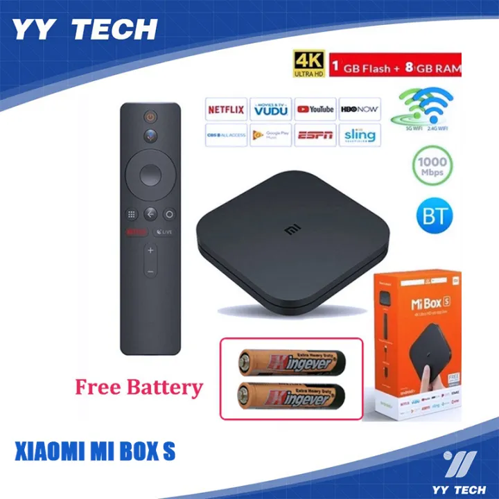 Xiaomi Mi TV BOX Smart 4K Ultra HD TVBox For Netflix Media Player ...