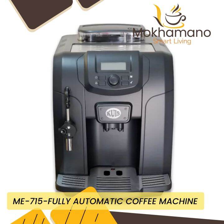 KUIS Fully Automatic Coffee Machine Mesin Kopi Otomatis ME-715 | Lazada ...
