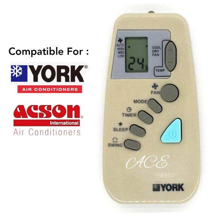 YORK / ACSON AIR CONDITIONING REMOTE CONTROL FOR OLD MODEL | Lazada