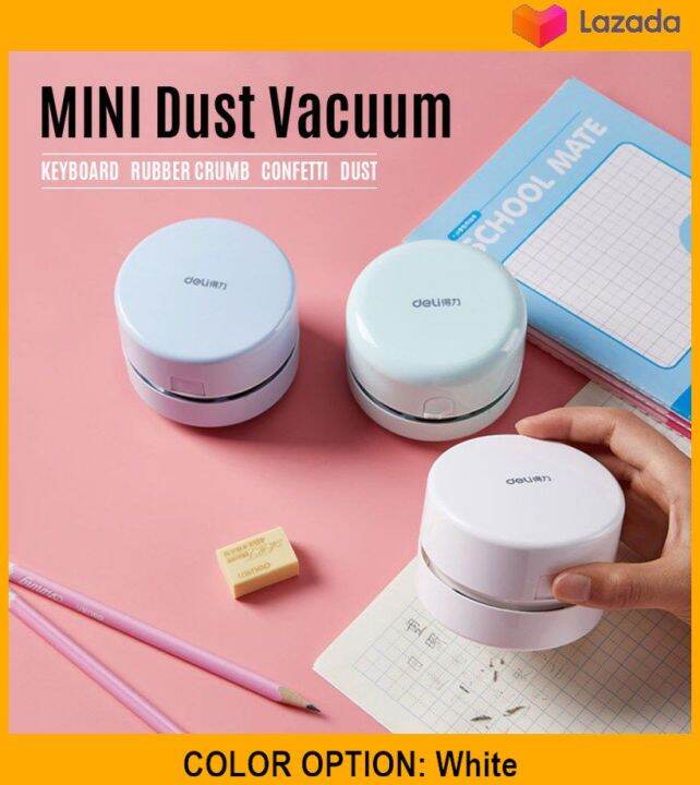 MINI Dust Vacuum Cleaner PORTABLE Home Office Corner Desk Table Sweeper ...
