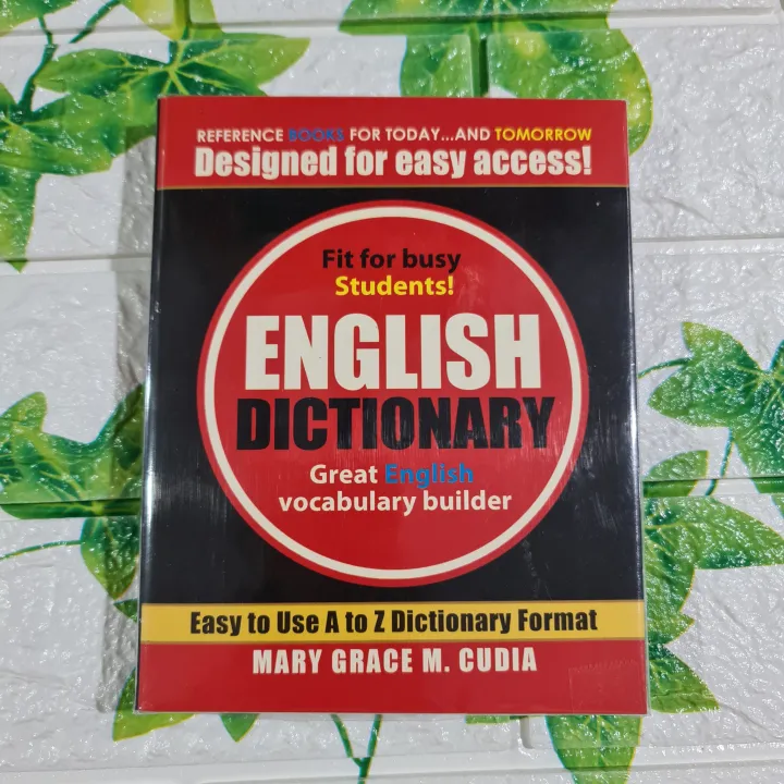 Fit for busy students ENGLISH Dictionary By: Mary Grace M.Cudia | Lazada PH