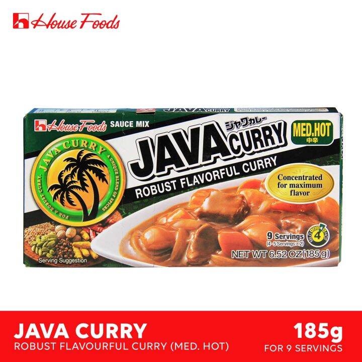 House Foods Java Japanese Curry Med Hot 185g | Lazada PH
