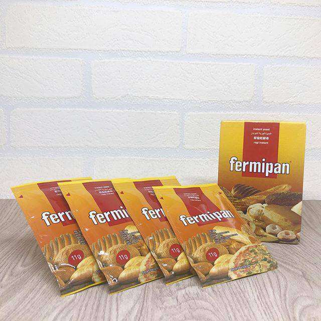 Ragi Kering Instant Merk Fermipan 1 kotak (4 sachet) | Lazada Indonesia