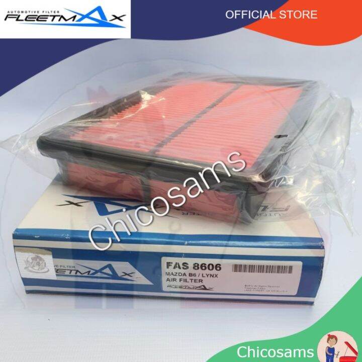 Fleetmax Air Filter FAS8606 for Mazda Familia 323, Lantis 1.6 1997-1999 ...