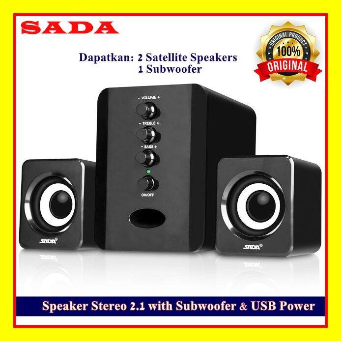 Speaker Aktif Super Bass Speaker Aktif Dengan Sambungan Kabel Usb