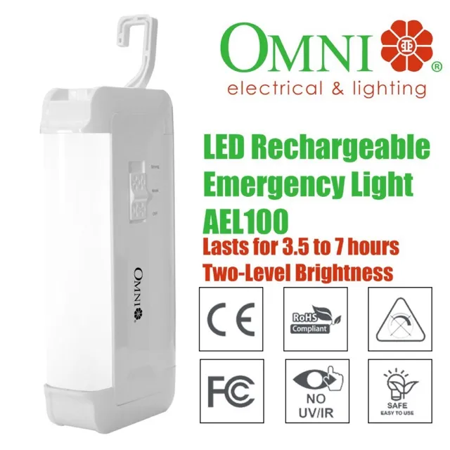 Omni-Led Rechargeable Emergency Light AEL-100myJ | Lazada PH