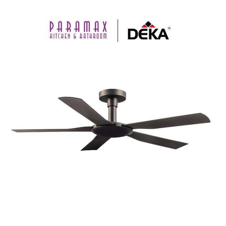 Deka CONCEPT 1 56" 5 Blades DC Motor Ceiling Fan - Magnesium / Matt ...