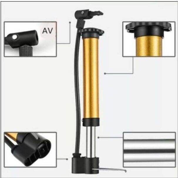 AXNAT Pompa Hydro BAN SEPEDA Mini Portable Angin Kasur Bola Serbaguna ...