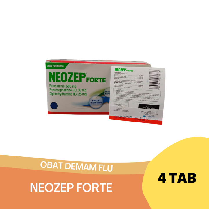 Neozep forte per 1 strip | Lazada Indonesia