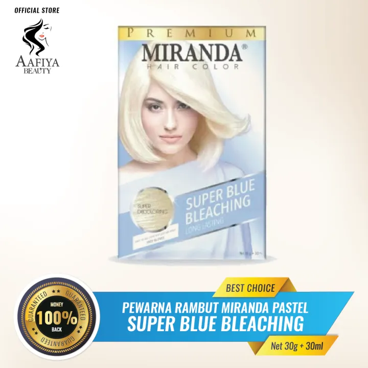 MIRANDA HAIR COLOR PREMIUM SUPER BLUE BLEACHING | Lazada