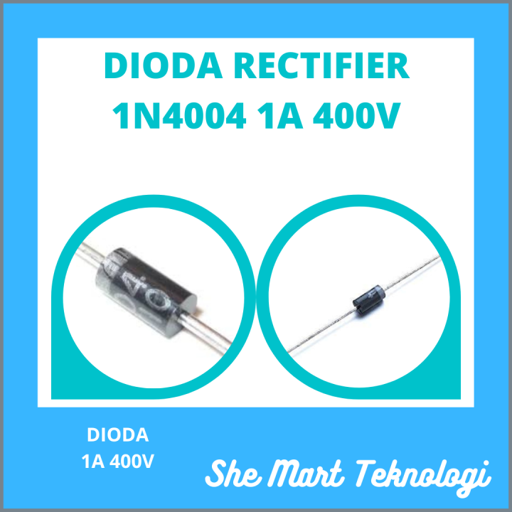 Dioda rectifier 1N4004 1A 400V diode | Lazada Indonesia