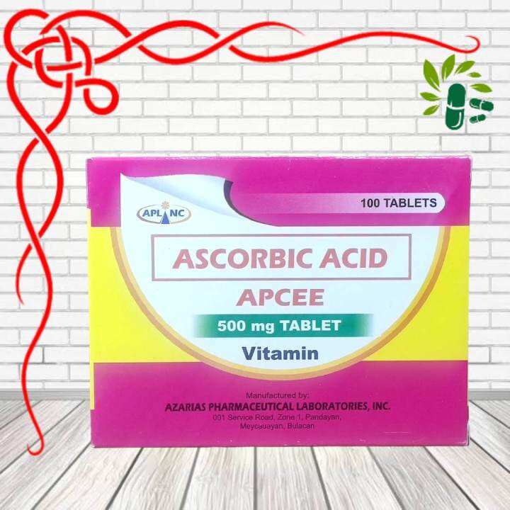 APCEE (Ascorbic Acid 500mg) 100 Tablets | Lazada PH