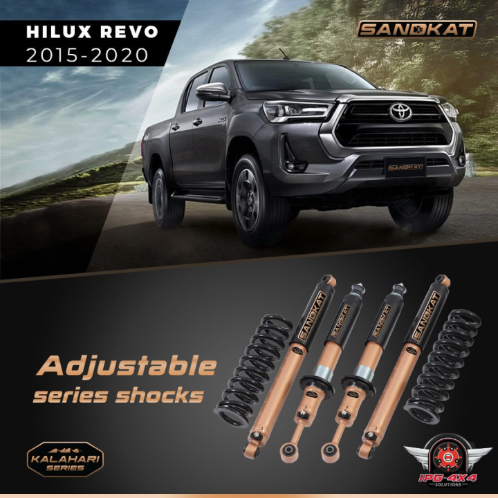 SANDKAT Adjustable Type Toyota Hilux Revo Rogue Shock Absorber Gun125 ...