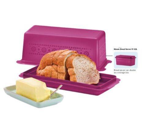 Tupperware Mosaic Bread Server(3.0L)-1pc | Lazada