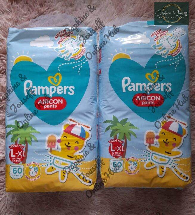 Pampers Aircon Pants L-XL 60 pcs | Lazada PH