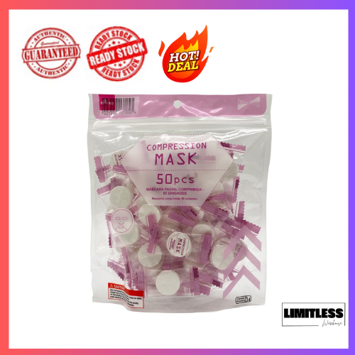 DAISO Compression Mask (50 Pcs) Individual Packed | Lazada