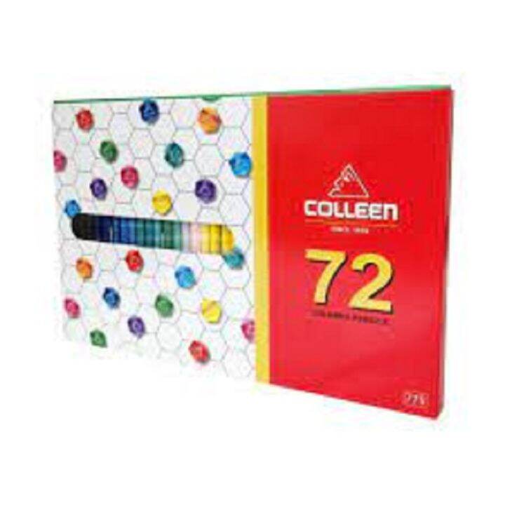 สีไม้ คอลลีน 72 สี COLLEEN สีไม้คอลลีน ดินสอสีไม้ รับประกันสินค้า100% ...
