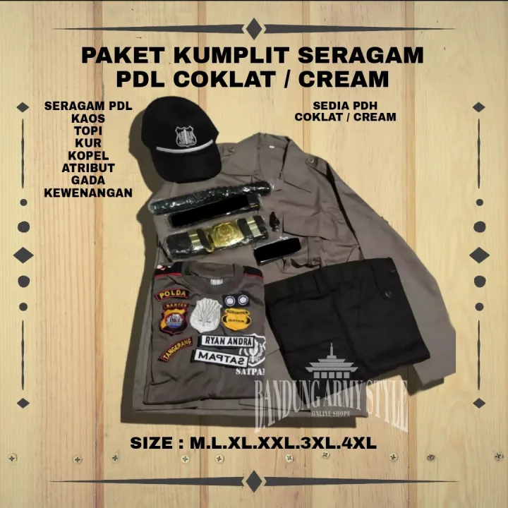 Seragam PDL security terbaru Seragam PDL terbaru paket LENGKAP ...