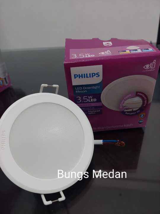 Lampu Led PHILIPS MESON 3.5w 3 Watt 59441 Tanam PANEL DOWNLIGHT BULAT ...
