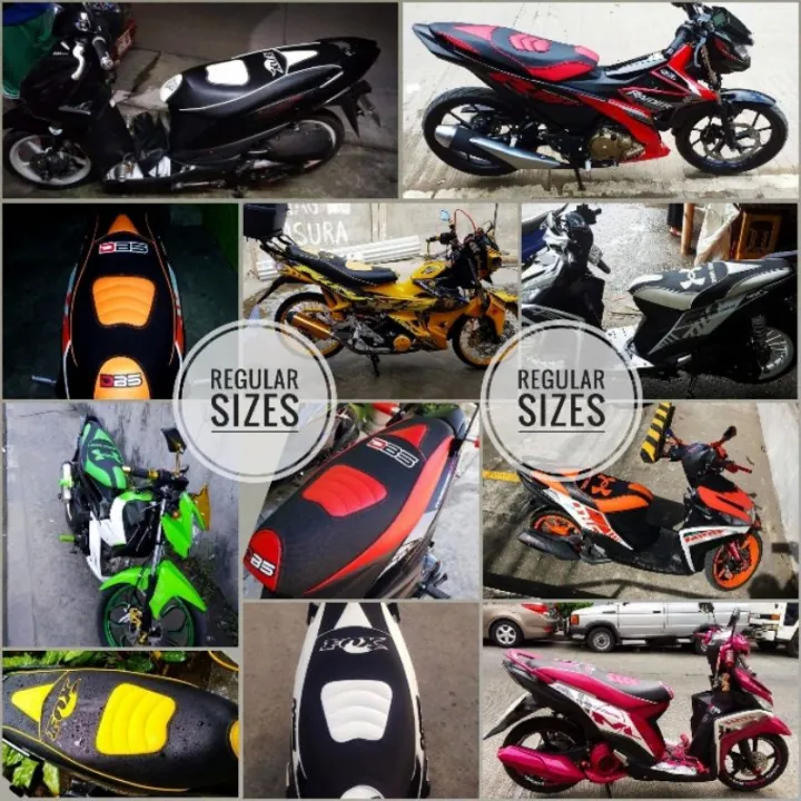HOT SALE☂ Rubberized Motor Seat Cover Mio Click m3 Smash Xrm Wave ...