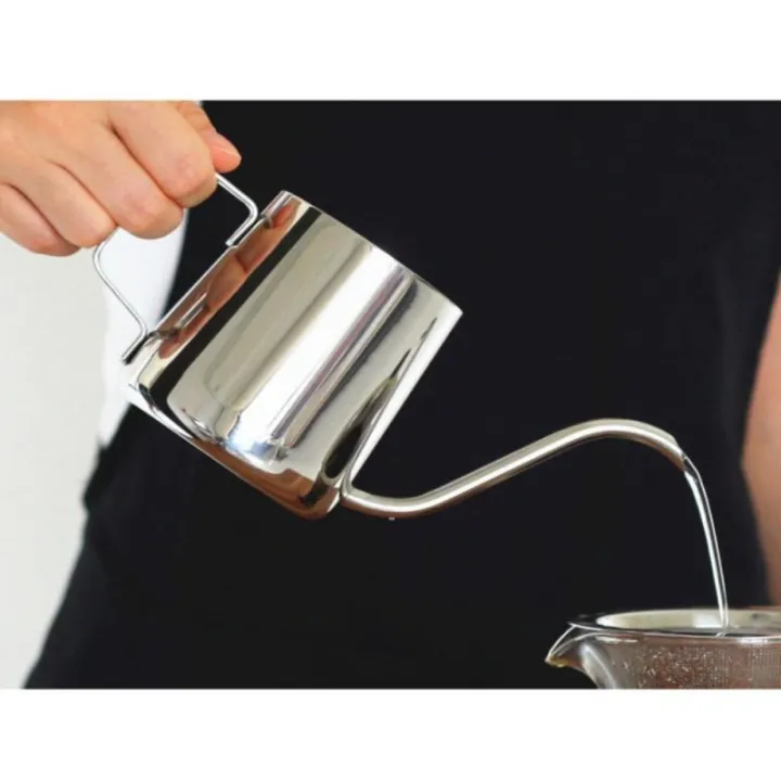 Hot 250Ml Pour Over Kettle Coffee Maker Stainless Steel Gooseneck Drip ...