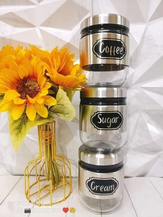 CONDIMENTS (JAR SET 3)GLASSWARE | Lazada PH