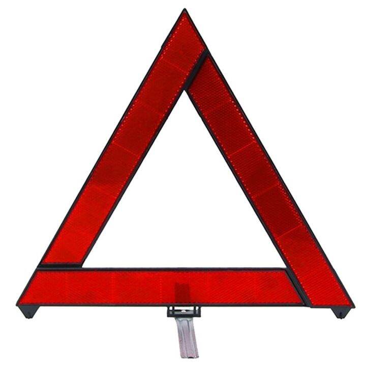 Car Emergency Breakdown Triangle Red Safety Folded Stop Sign Reflector ...