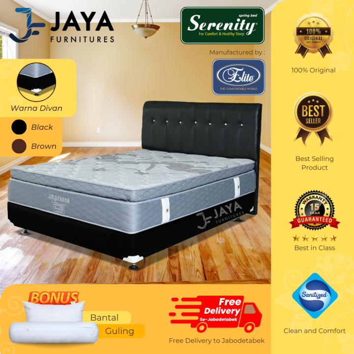 JAYA FURNITURE - KASUR | SPRINGBED ELITE SERENITY IMPRESSA POCKET ...