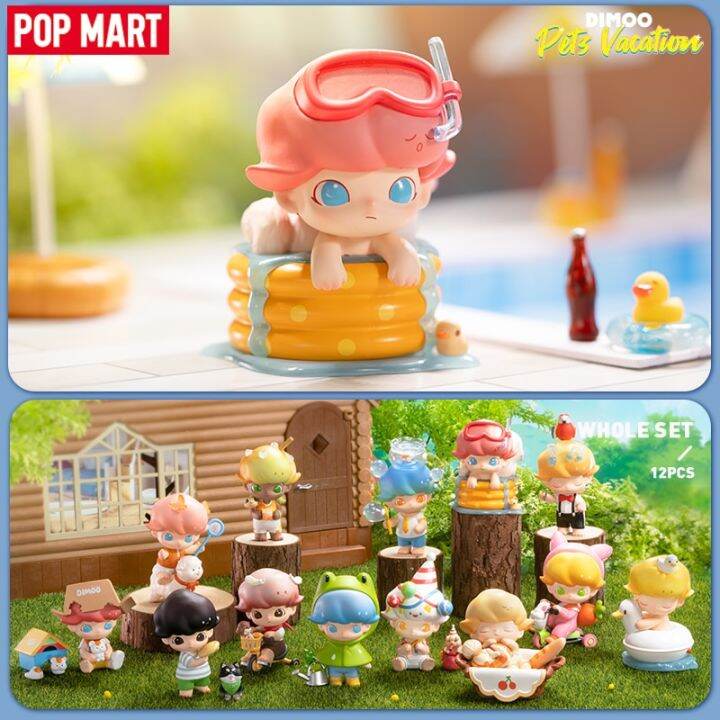 POP MART DIMOO Pet Vacation Series Box 1PC/12P Collectible Cute Blind ...