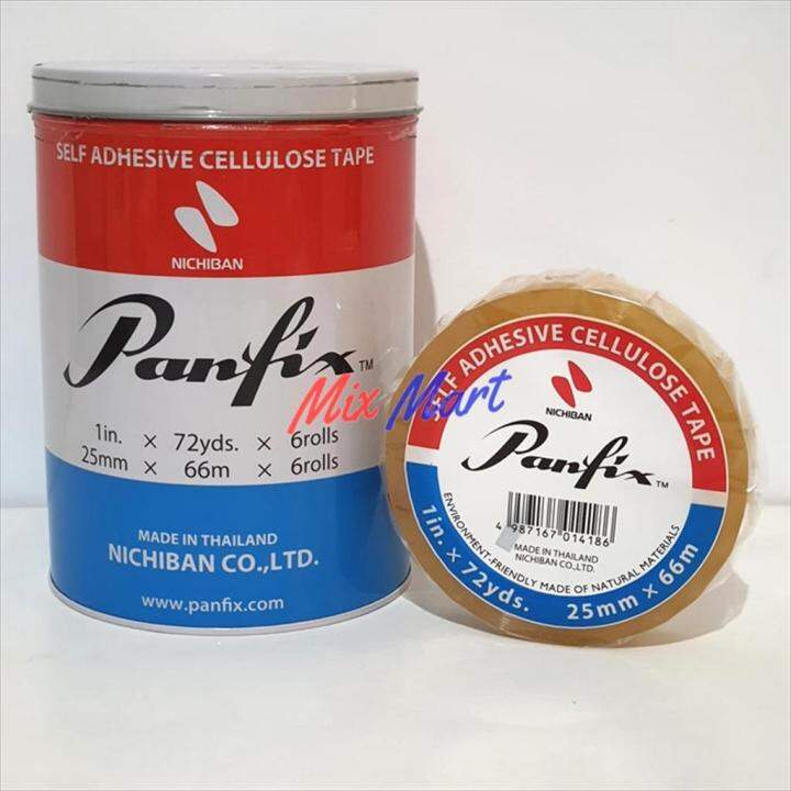 Panfix 1 Inch / 25 mm x 72 Yards isolasi bening / selotip Original ...