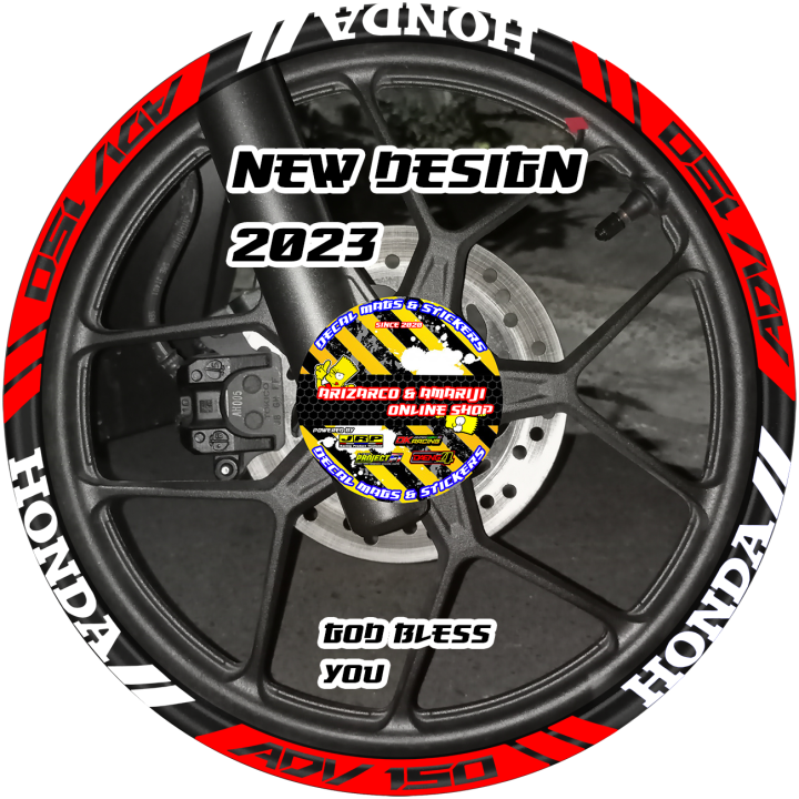 HONDA ADV 150 NEW DESIGN DECAL MAG STICKER GOOD FOR 2 MAGS | Lazada PH