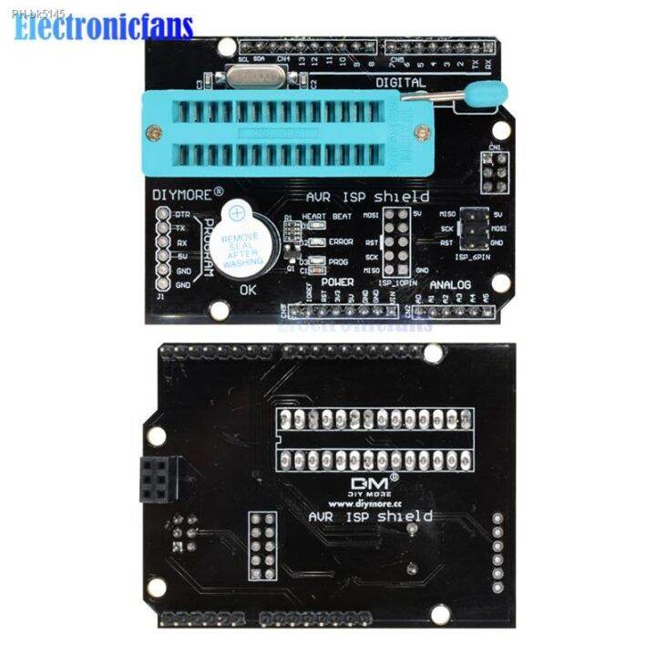 AVR ISP Programmable Expansion Shield With Buzzer For Arduino R3 Mega2560 Pro Mini Atmega328P ...