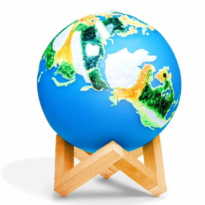 3D Moon Light Color Earth Light Intelligent Bluetooth | Lazada PH