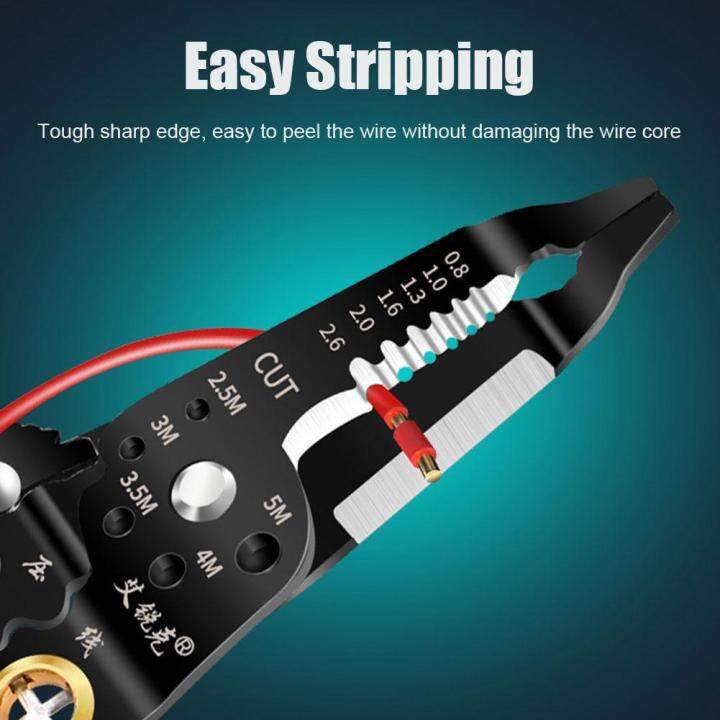 Wire Stripper Wire Crimper CutterCable Stripper Crimper Cable Tool ...