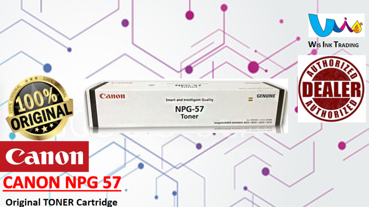 Canon NPG 57 Black Original Toner Cartridge | Lazada PH