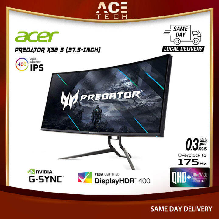 [Same Day Delivery] Acer Predator X38 S (37.5-Inch) UltraWide QHD E2E ...