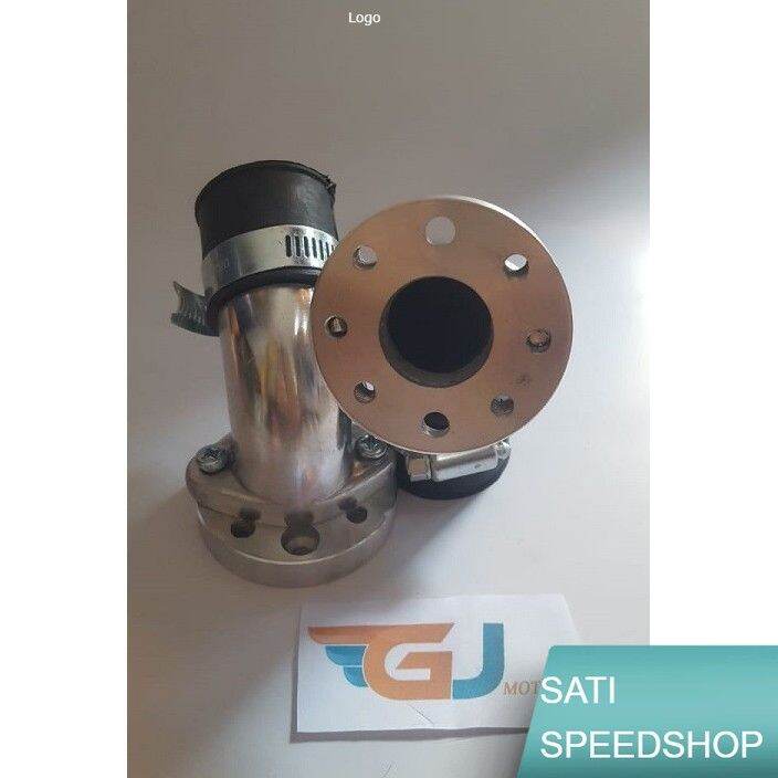 Manipol Manifol Manifold Intake Intek Leher Angsa Putar Miring Karbu PE ...